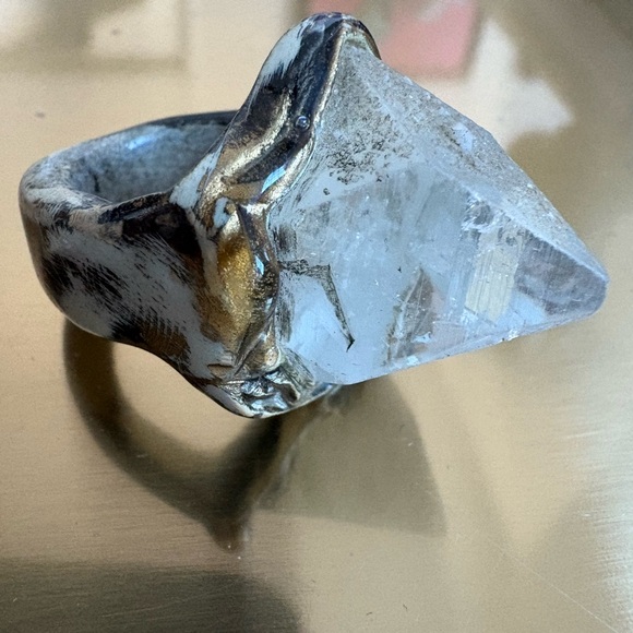 adina mills | Jewelry | Ooak Authentic Adina Mills White Quartz Pyramid ...